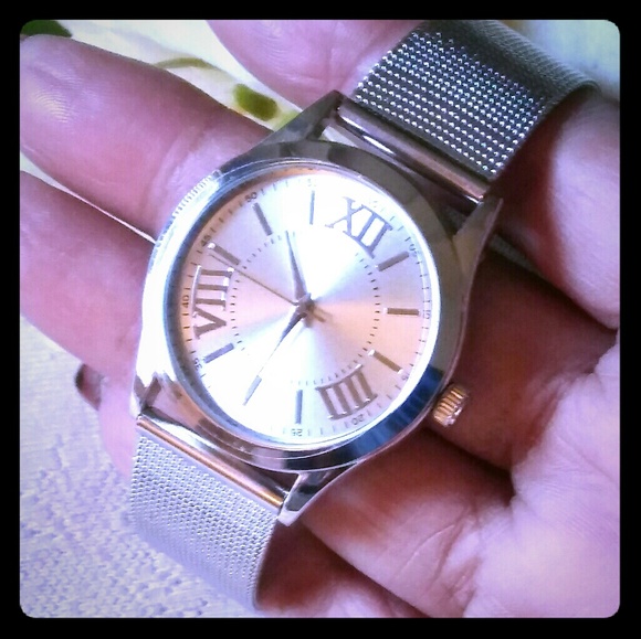 Vintage | Accessories | Vintage Unisex Mesh Band Watch | Poshmark